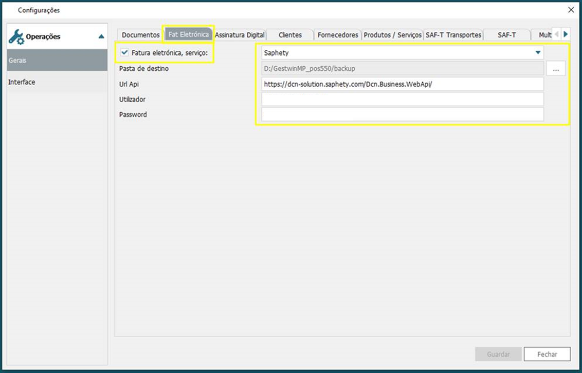Configuração da Fatura Eletrónica no Gestwin Gestão Comercial ...